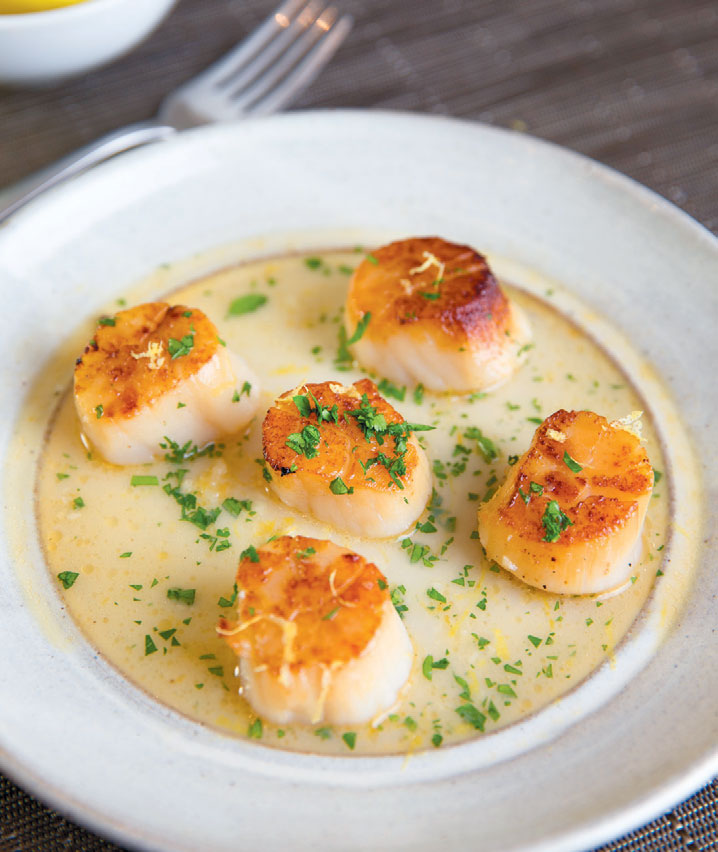Caramelized Sea Scallops in Lemon-Butter Sauce